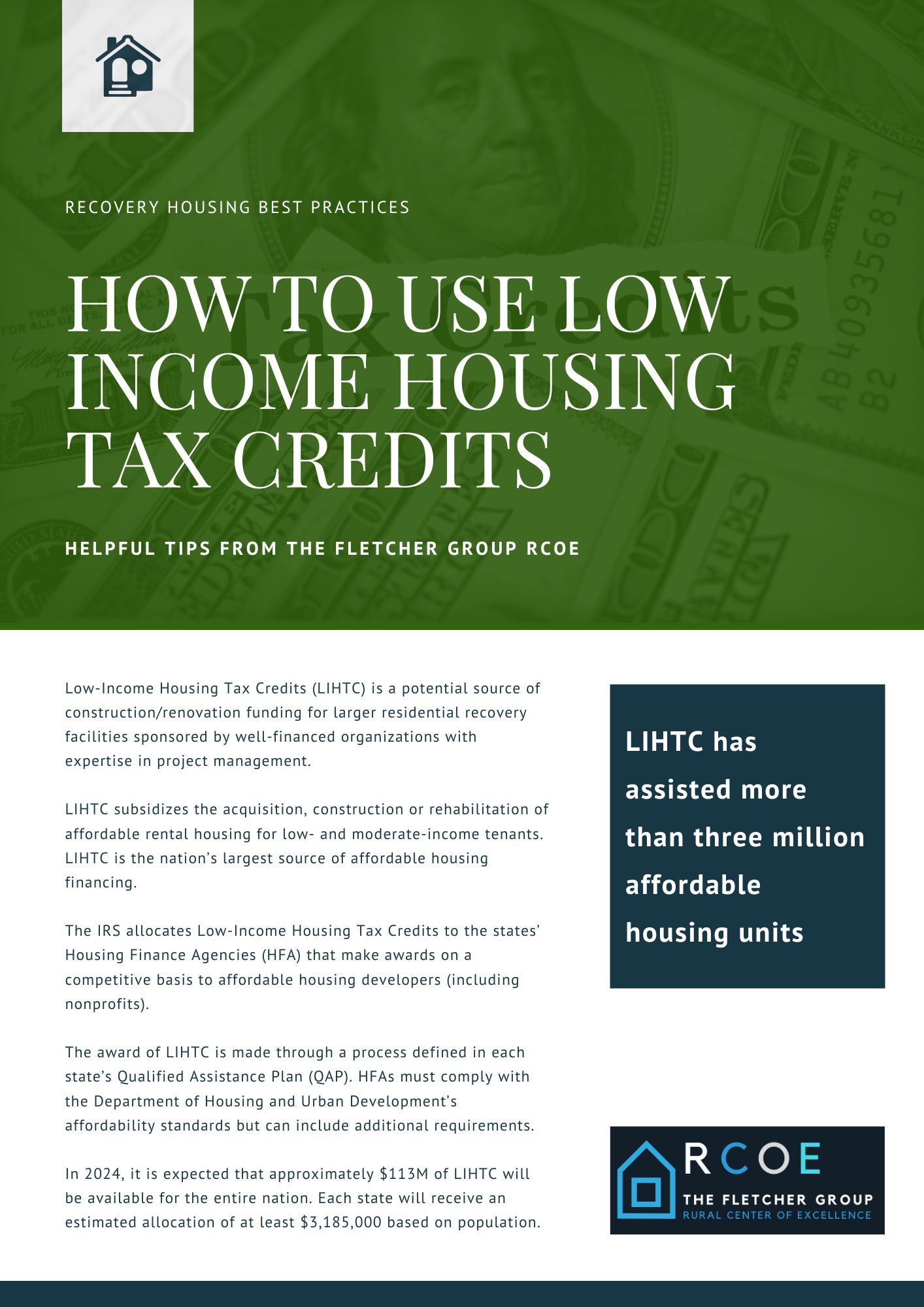 How to Use Low Income Housing Tax Credits - Fletcher Group